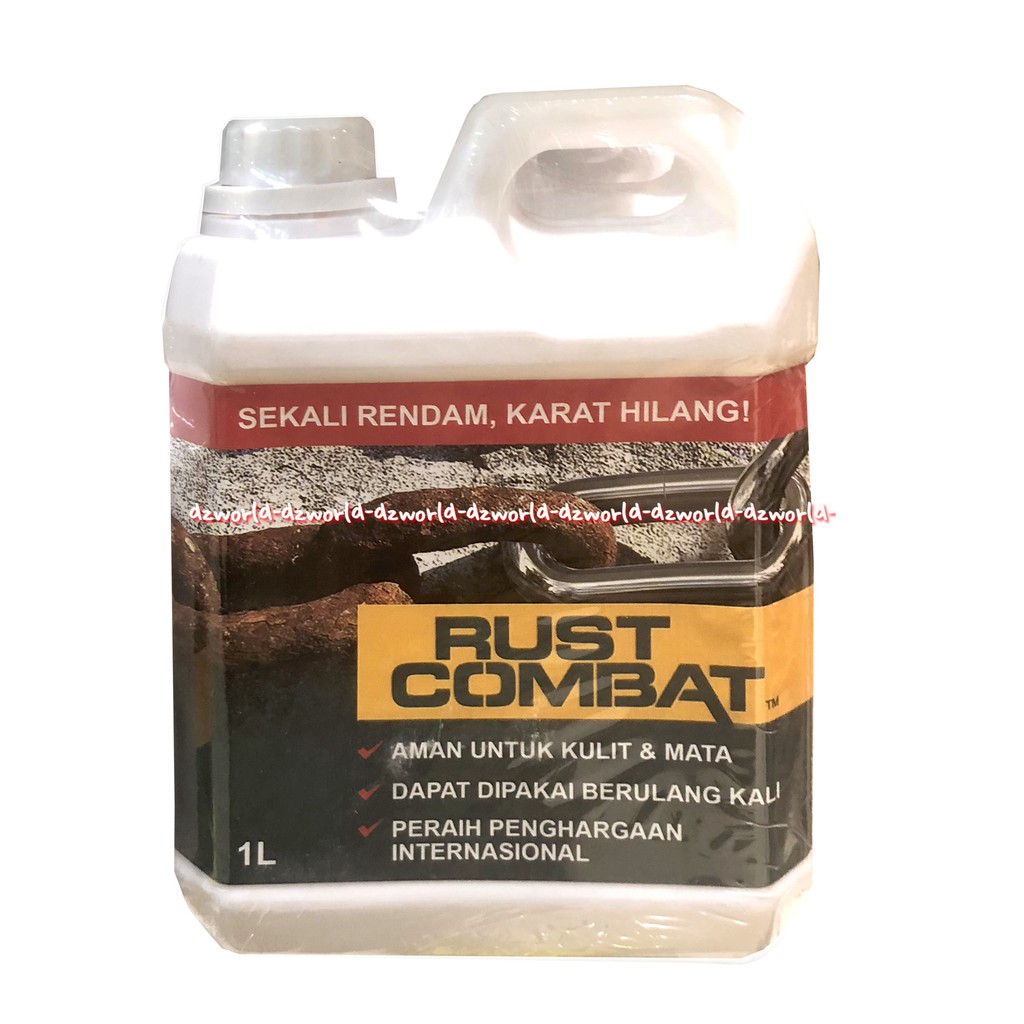 Jual Rust Combat 1L Cairan Penghilang Karat Sekali Rendam Karatan Penghilang Rast Kombat Rus ...