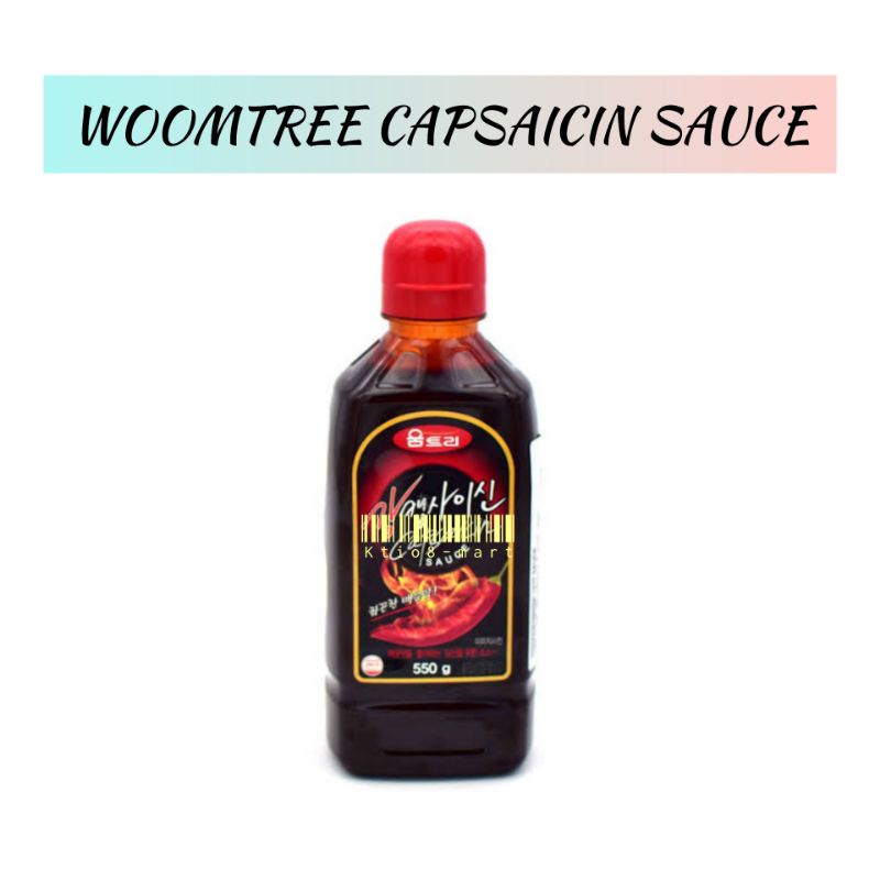 Jual Woomtree Capsaicin Sauce 550gr/ Hot Spicy Sauce/ Import | Shopee ...
