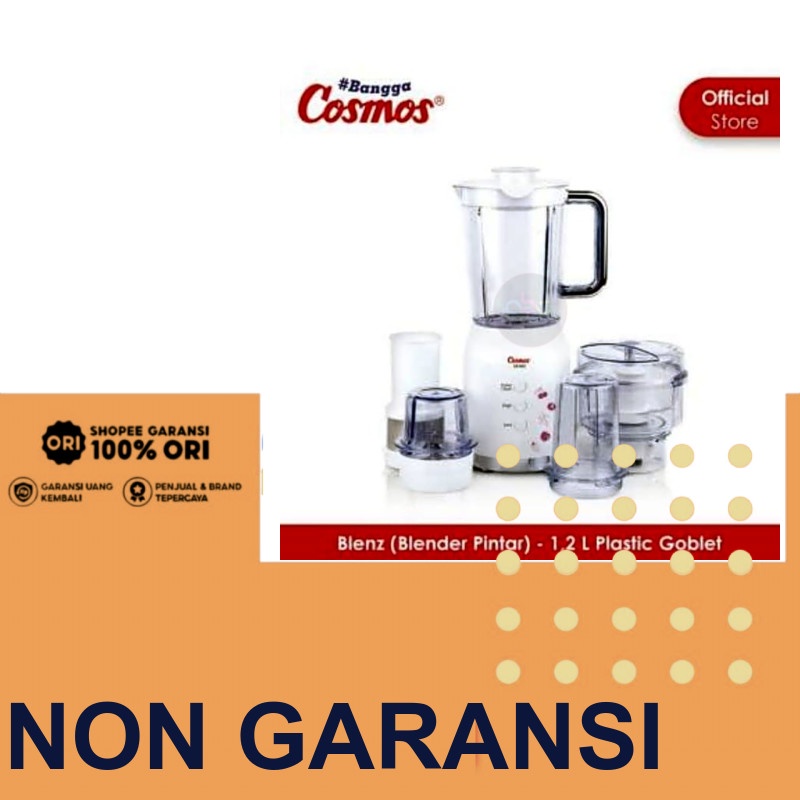 Jual Blender Cosmos 4 in 1 Kapasitas 1,2 Liter Mika akrilic | Shopee Indonesia