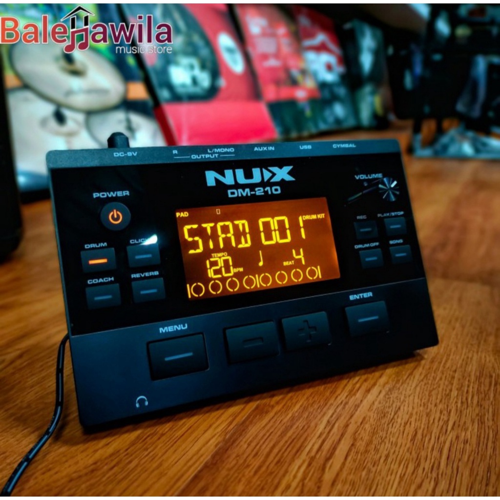 Jual Modul drum elektrik Digital Drum Module Electric drum NUX DM210 ...