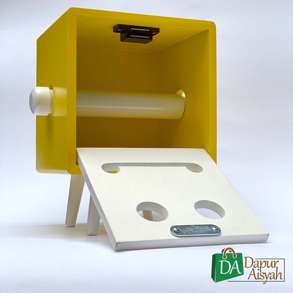 Jual Kotak Tisu Macaron Ted Bahan MDF Model Roll Ukuran Kecil | Shopee ...