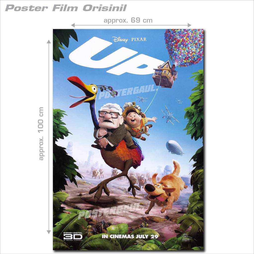 Jual Poster Film: UP - original Indonesian one sheet 68 x 100 cm | Shopee Indonesia