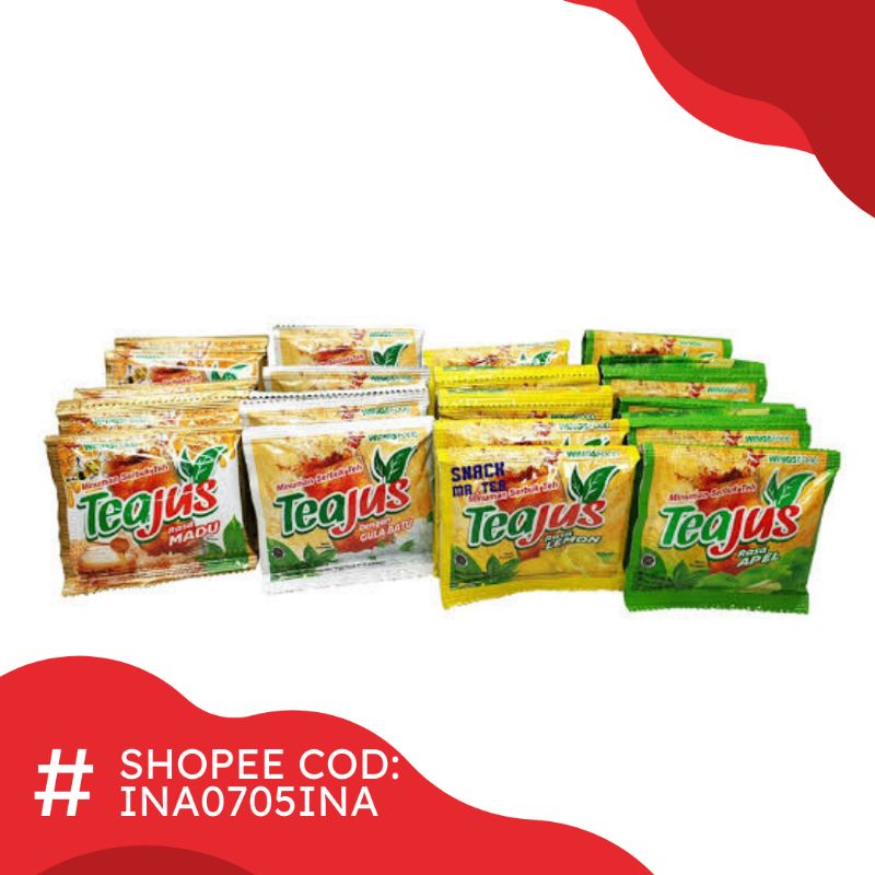 Jual Tea Jus Gula Batu / Tea Jus Apel / Tea Jus Lemon / Tea Jus Melati ...