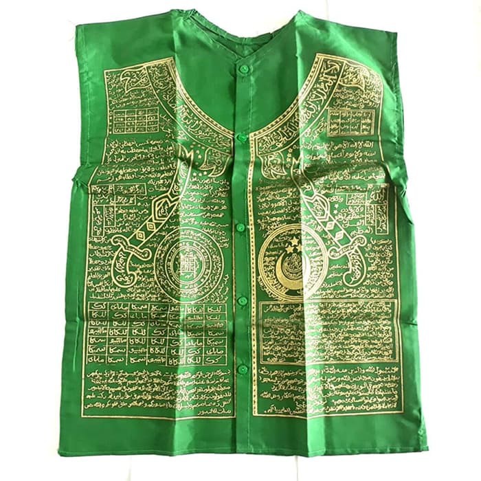 Jual Rompi Rajah Hijau Kaligrafi Tulisan Arab Tinta Emas | Shopee Indonesia
