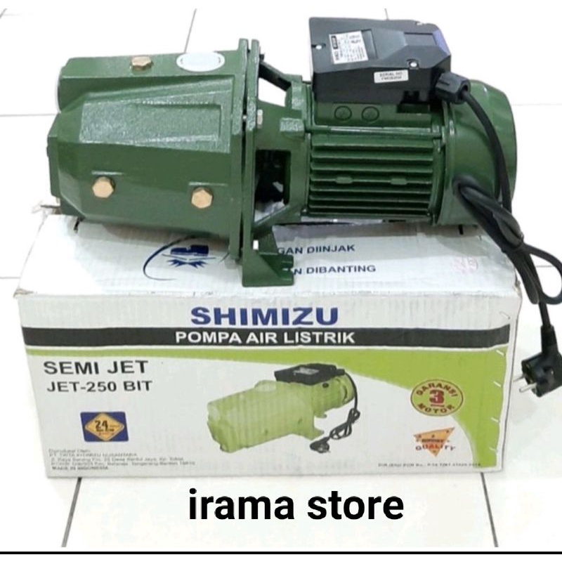 Jual Pompa air Shimizu Semi JET 250 BIT Pompa Shimizu JET 250 bit | Shopee Indonesia