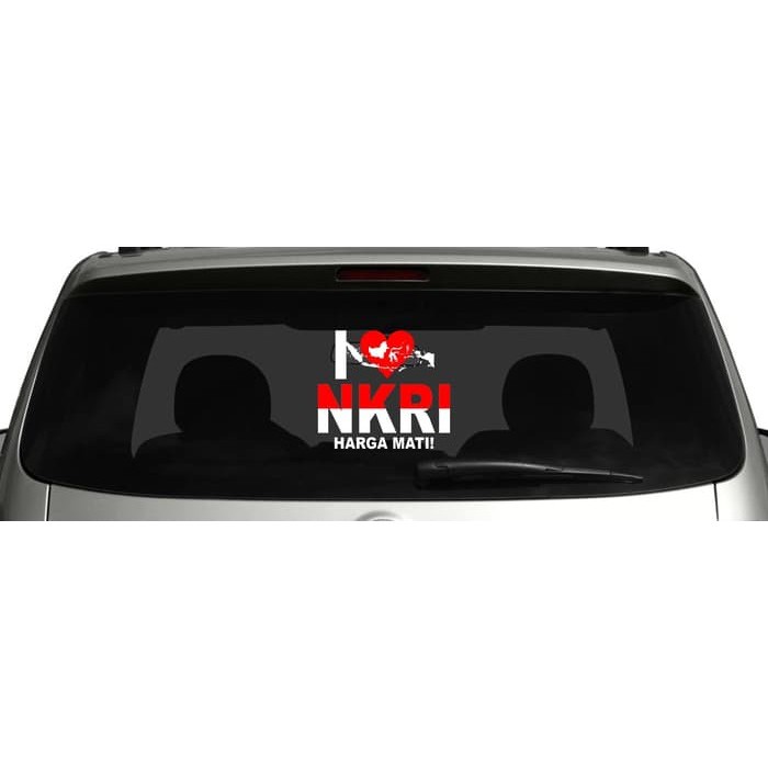 Jual Stiker Mobil I Love NKRI Harga Mati Vertikal - Car Decal Sticker ...