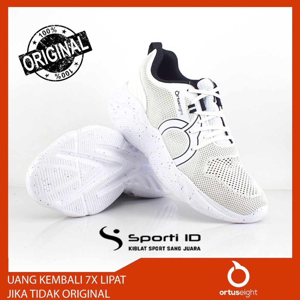 Jual Sepatu Lari Ortuseight Mamba - All White 11030069 Original ...