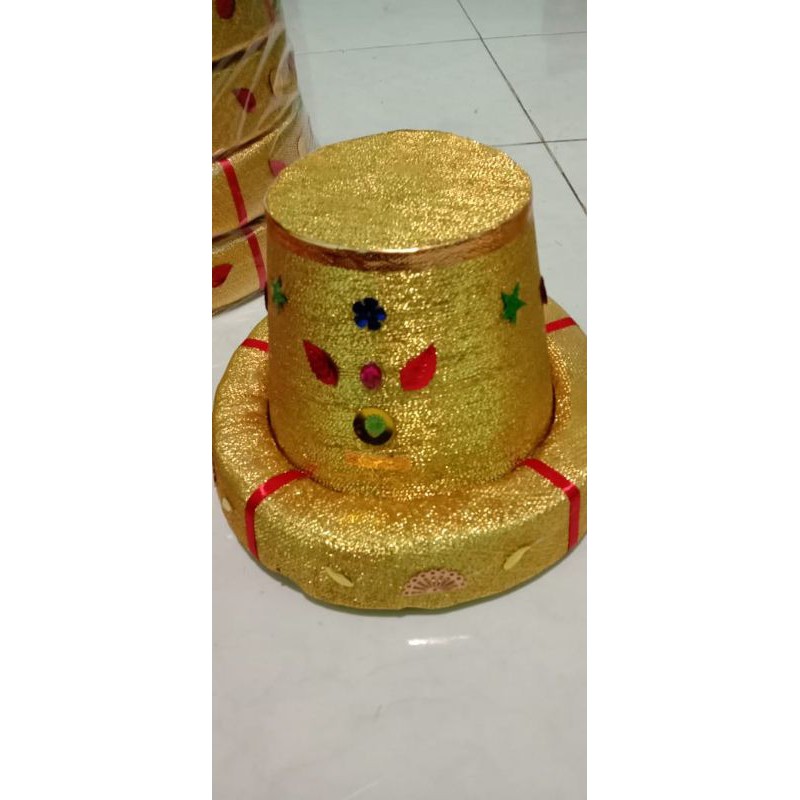 Jual Topi Tengku Manik Warna Gold Adat Aceh | Shopee Indonesia