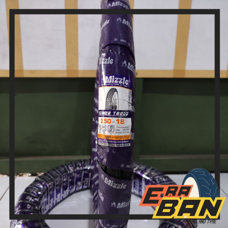 Jual BAN MIZZLE POWER TREAD 250 RING 18 TUBETYPE | Shopee Indonesia