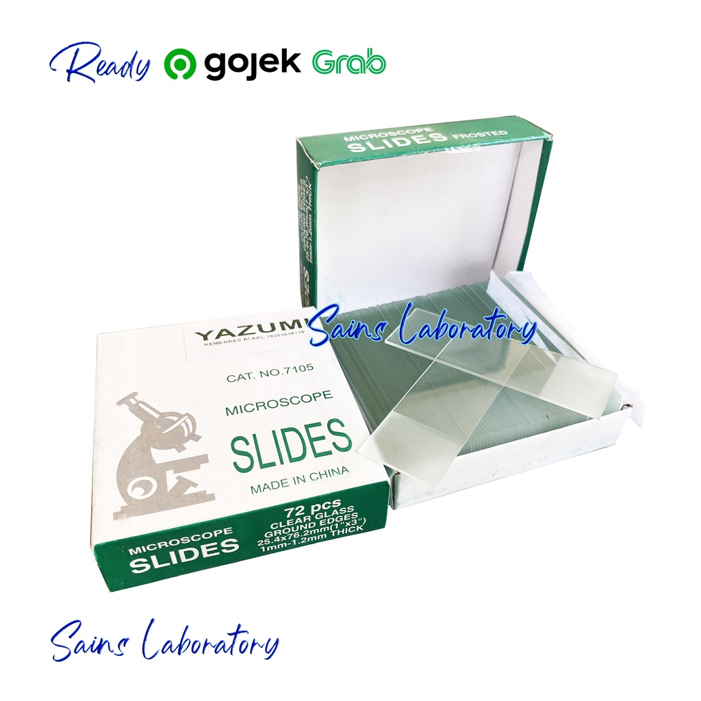 Jual Kaca Benda Object Glass Kaca Preparat Microscopes Slides Spesimen ...