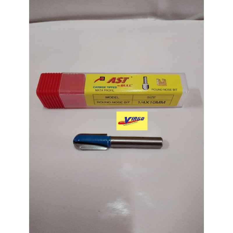 Jual AST MATA PROFIL MATA PROFILE ROUTER ROUND NOSE BIT 1/4 × 10MM ...