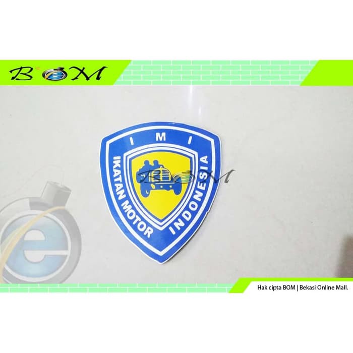 Jual Sticker Stiker Motor Mobil Imi Ikatan Motor Indonesia Kecil ...