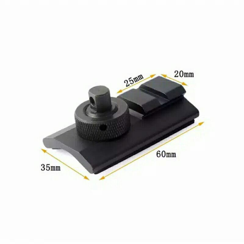 Jual Picatinny slot adapter swivel - rail bipod - gantungan tali ...
