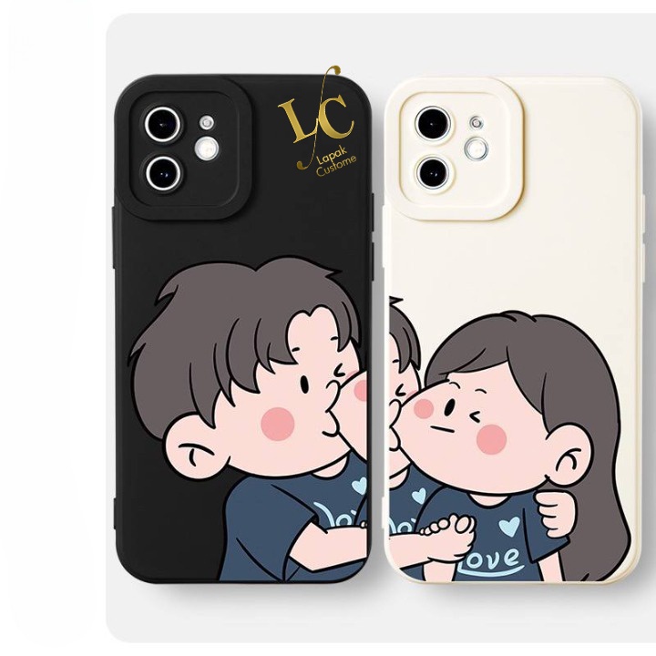 Jual LC-48 casing couple softcase realme c15 realme 5 type lain dichat ...