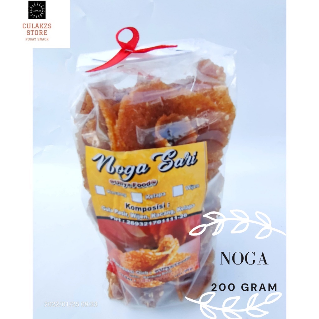 Jual NOGA SARI MAKANAN RINGAN GULA MERAH KELAPA MANIS LEGIT 200 GRAM ...