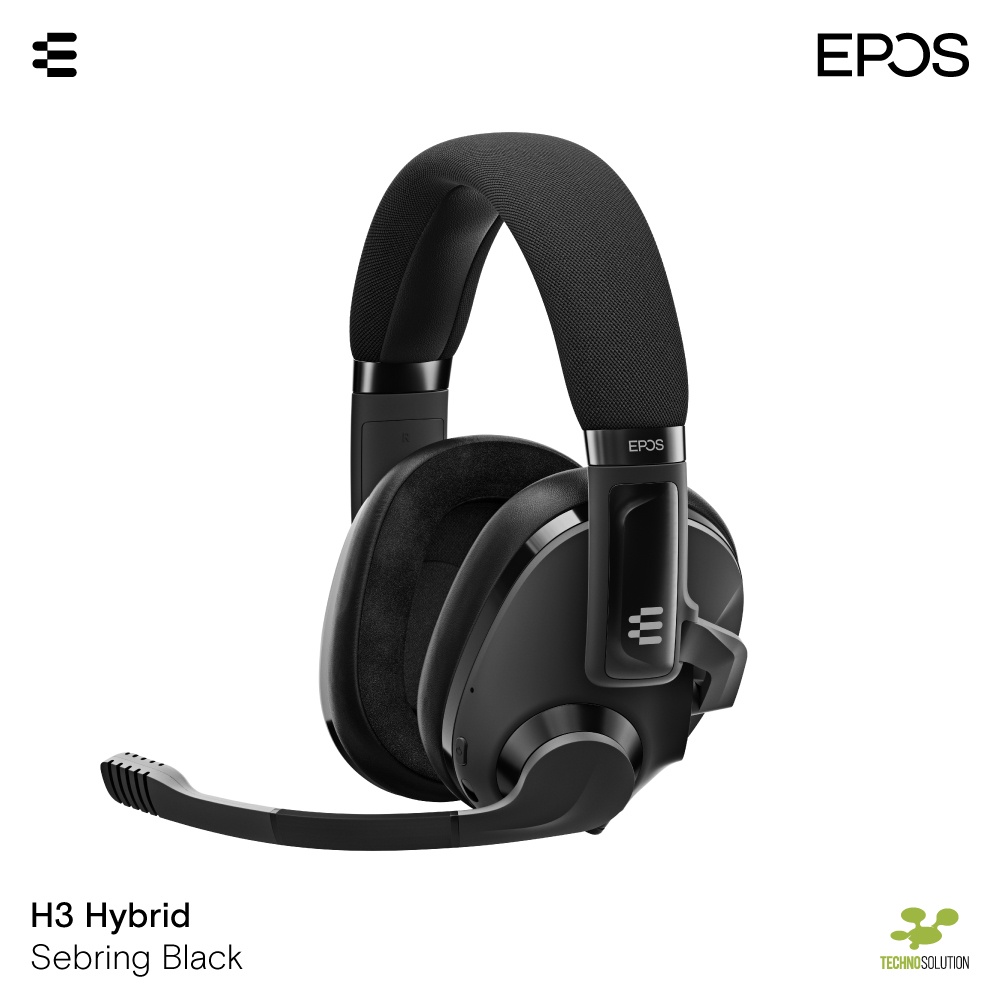 Jual EPOS H3 HYBRID BLACK - Closed Acoustic Gaming Headset with Bluetooth | Shopee Indonesia