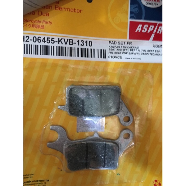 Jual DISC PAD ( KAMPAS CAKRAM ) BEAT / VARIO / SCOOPY | Shopee Indonesia