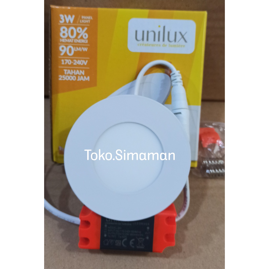 Jual LED DOWNLIGHT, PANEL LED, WARM / WHITE 3WATT,LAMPU TANAM, LAMPU ...