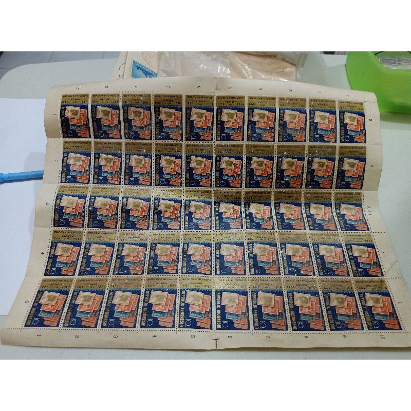 Jual Perangko Seratus Tahun Perangko Di Indonesia 1864-1964 Prangko ...