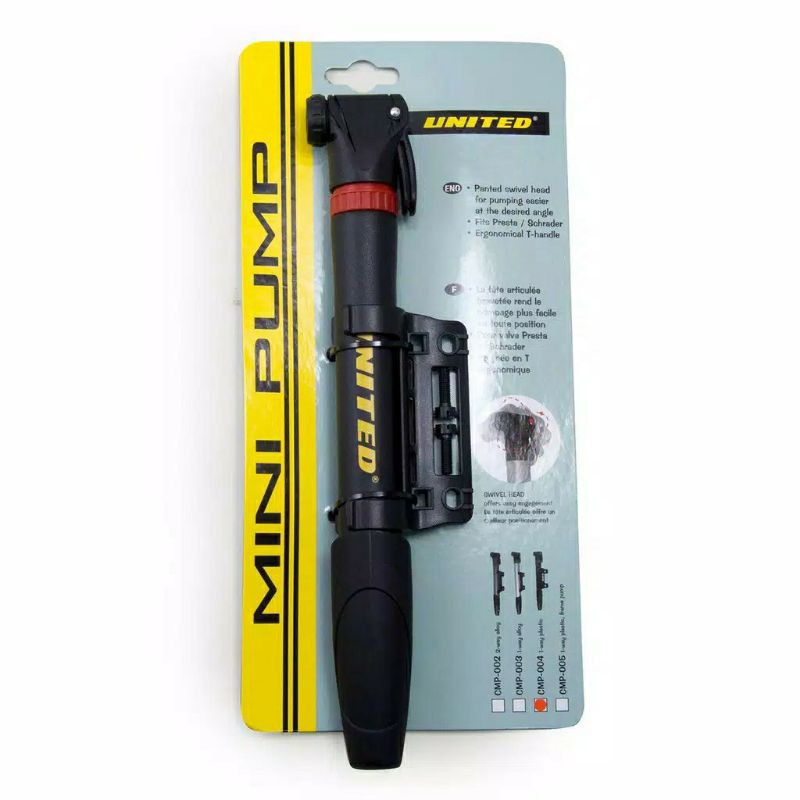 Jual United Pompa Mini Portable / Pompa Sepeda PM-003 dan PM-004 pm 004 ...