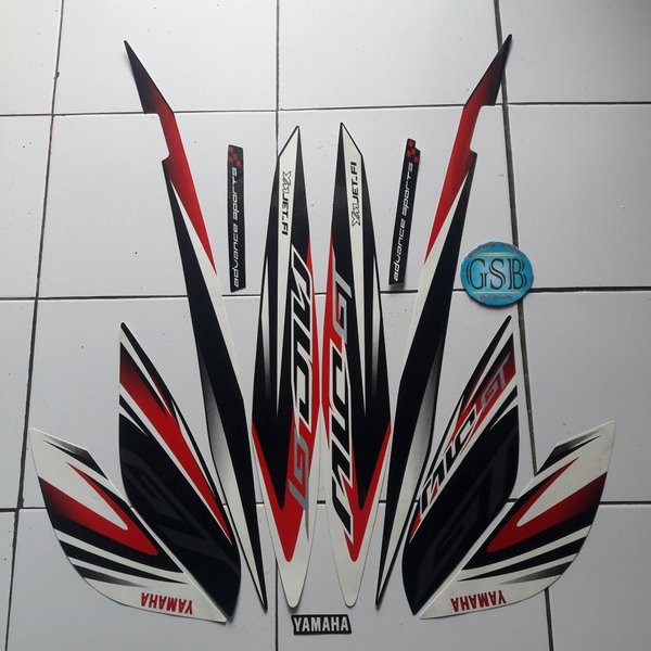 Jual stiker mio gt 2014 hitam-putih | Shopee Indonesia