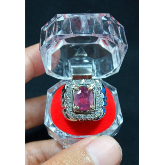 Jual Batu Permata Ruby Asli natural Siap pakai | Shopee Indonesia