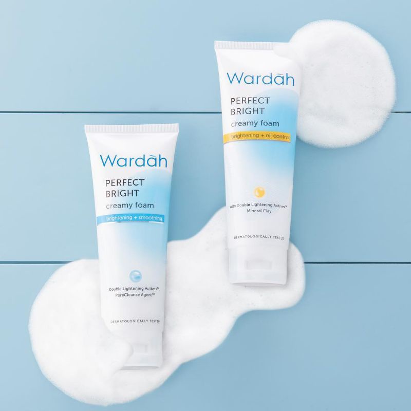 Jual Wardah Perfect Bright Creamy Foam Original Sabun Cuci Wajah Facial ...