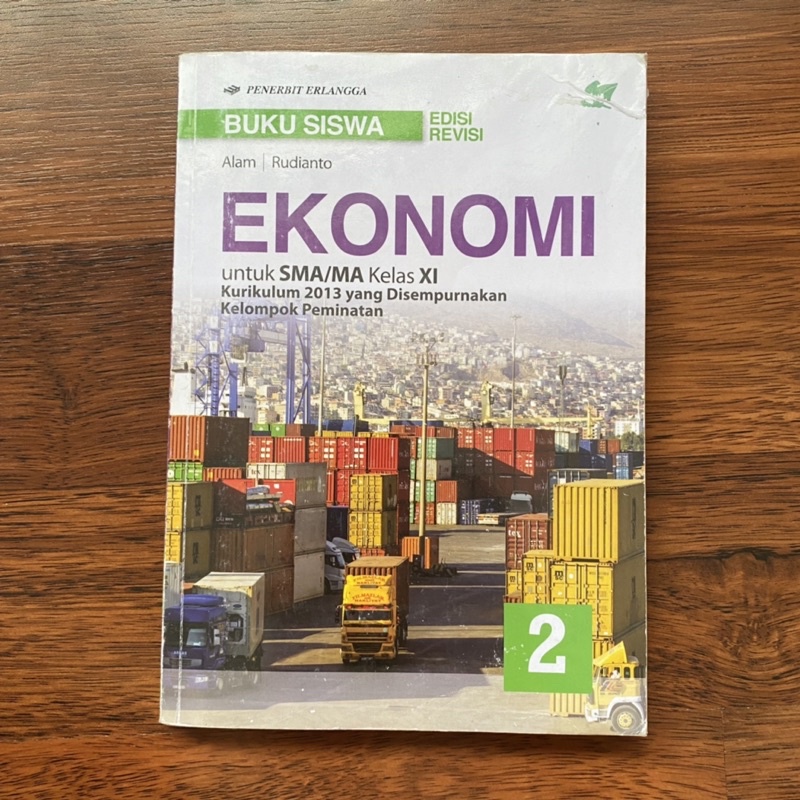Jual Buku Paket Pelajaran Ekonomi Kelas 11 Penerbit Erlangga / Buku Cetak untuk SMA/MA SMA 2 XI ...