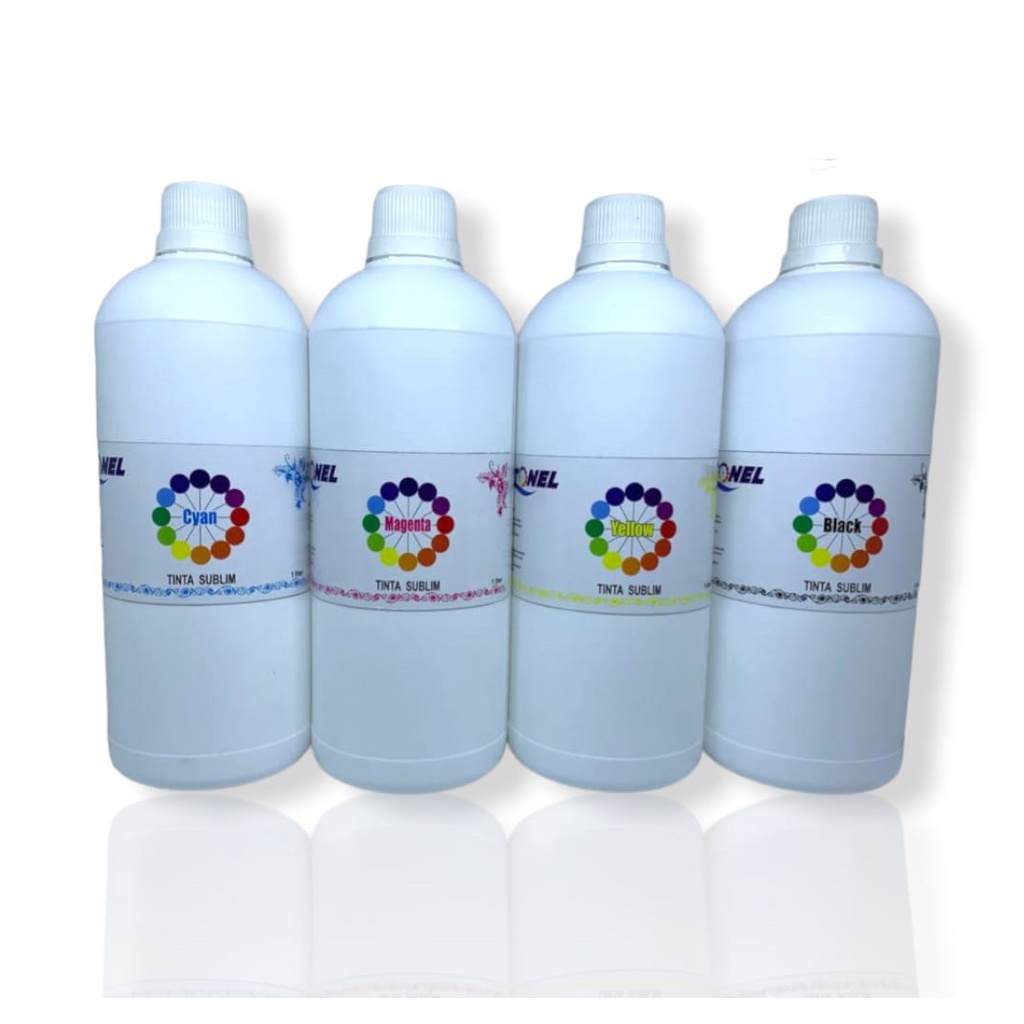 Jual Tinta Sublim DTonel @1 Liter, CMYK (4 botol Warna CMYK) For Epson ...