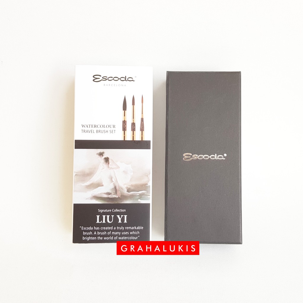 Jual Escoda Watercolor Brush Liu Yi Signature Edition | Shopee Indonesia