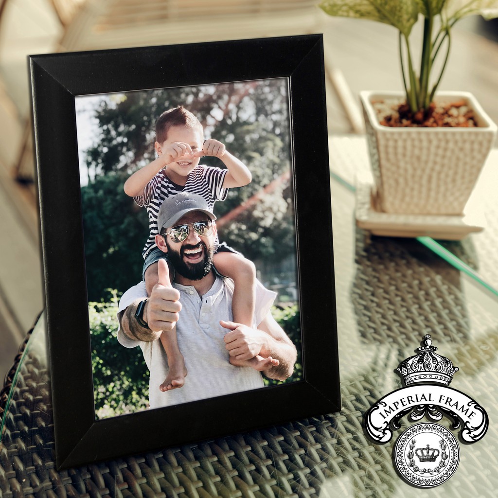 Jual Bingkai Frame Figura Foto 4R 10x15cm Hitam / Putih / Coklat ...