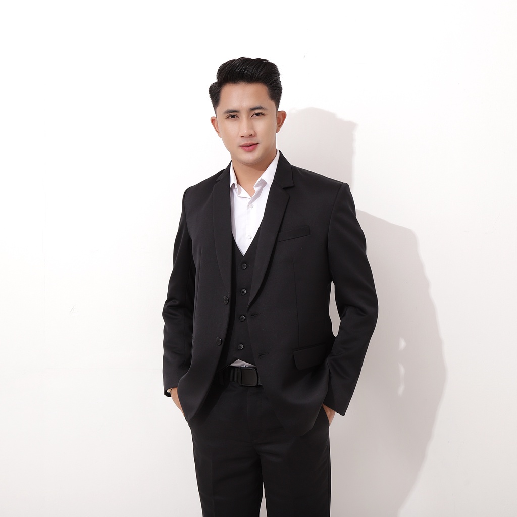 Jual Goldy Outfit Setelan Jas Celana & Rompi Hitam - Peaky series ...