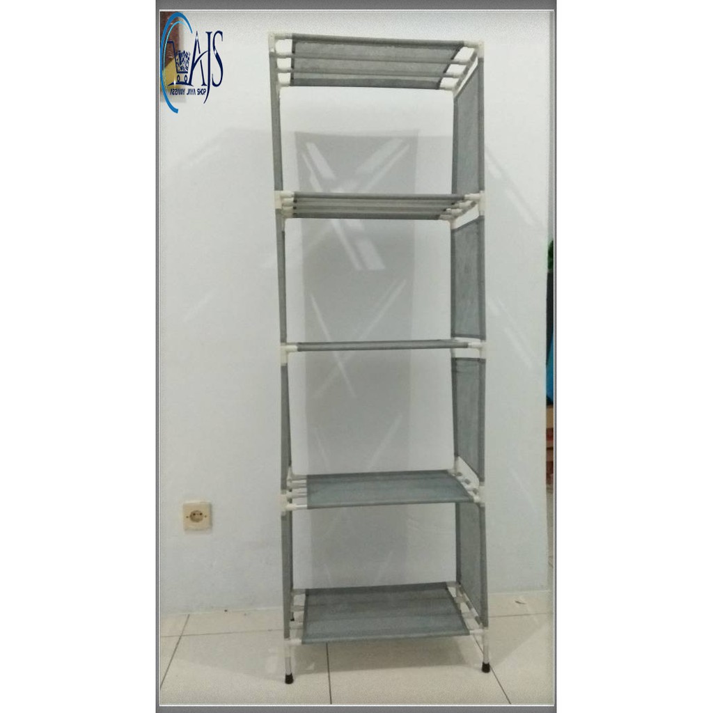 Jual Rak Buku Portable Aluminium Rak Serbaguna 5 Lapis | Shopee Indonesia