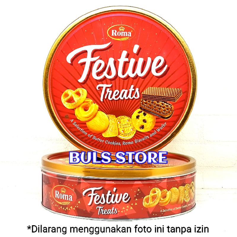 Jual ROMA Festive Biskuit Kaleng 675gr | Shopee Indonesia