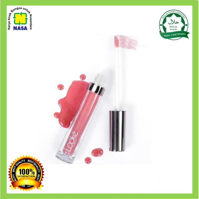 Jual Looke Lip Cream LUNA NASA- Warna Peach Muda Menjadikan Lebih ...
