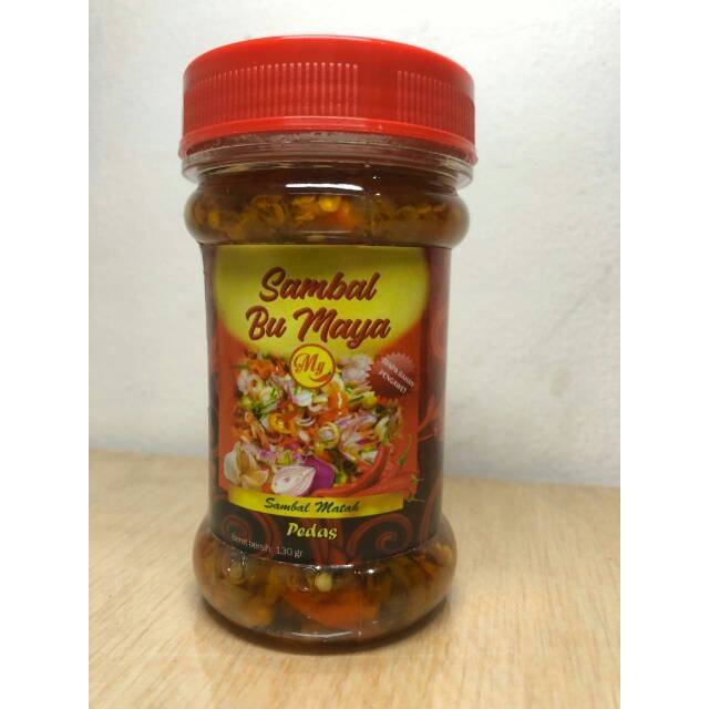 Jual SAMBAL MATAH BU MAYA (berat isi 130gr) | Shopee Indonesia