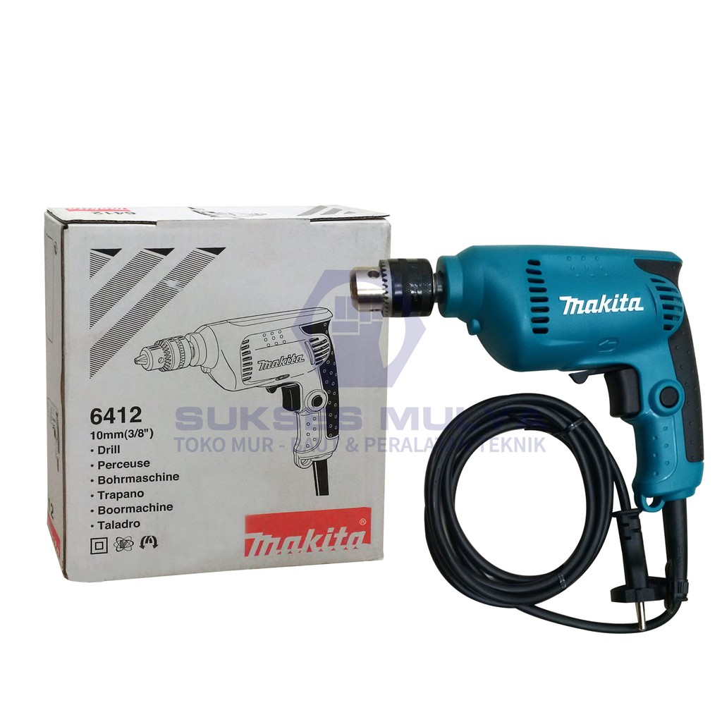 Jual MAKITA 6412 Mesin Bor 10mm Besi dan kayu | Shopee Indonesia