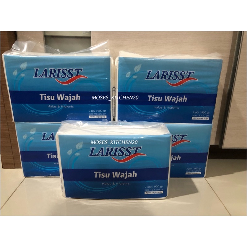 Jual FACIAL TISSUE 2 PLY LARISST 900 GRAM/LARISST TISU WAJAH 900 GRAM ...