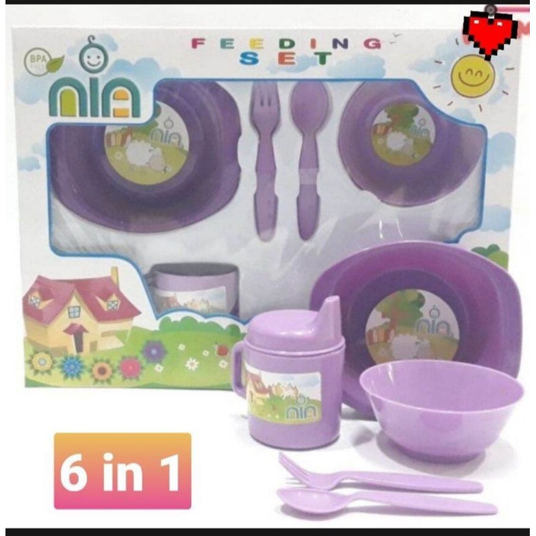 Jual Kado Perlengkapan Makan Baby Set 7 in 1 Hampers Bayi Baru Lahir ...