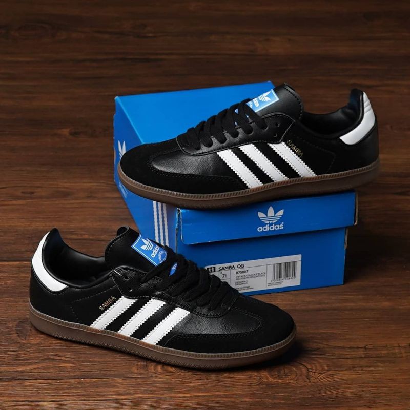 Jual Sepatu Adidas Samba OG Black Gum | Shopee Indonesia