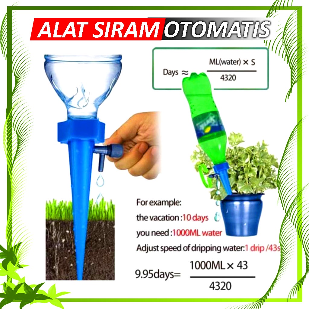 Jual Alat Siram Tanaman Tetes Otomatis / Irigasi Tetes Otomatis / Drip ...