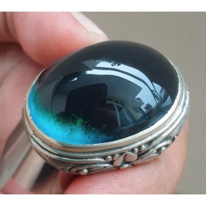 Jual Bacan Doko Hitam Pecah Biru Big Size | Shopee Indonesia