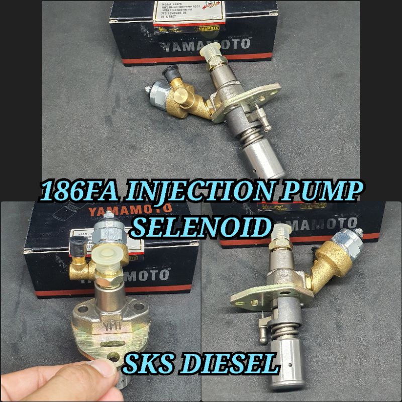Jual KDE6500 186F 186FA Fuel Injection Pump Selenoid Bos Pom Pompa ...