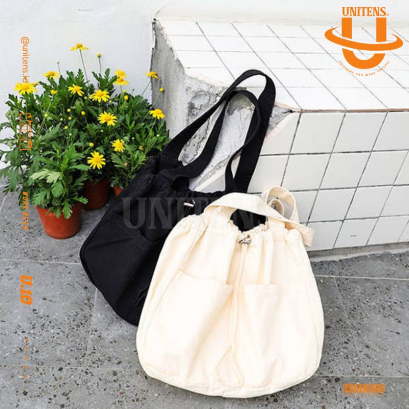 Jual UNITENS SBL.V4 Large Messenger Sling Bag + Puring and Drawstring ...