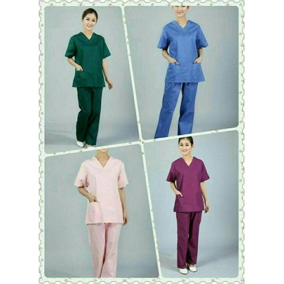 Jual BAJU OK/ BAJU OPERASI/ OK LENGAN PENDEK | Shopee Indonesia