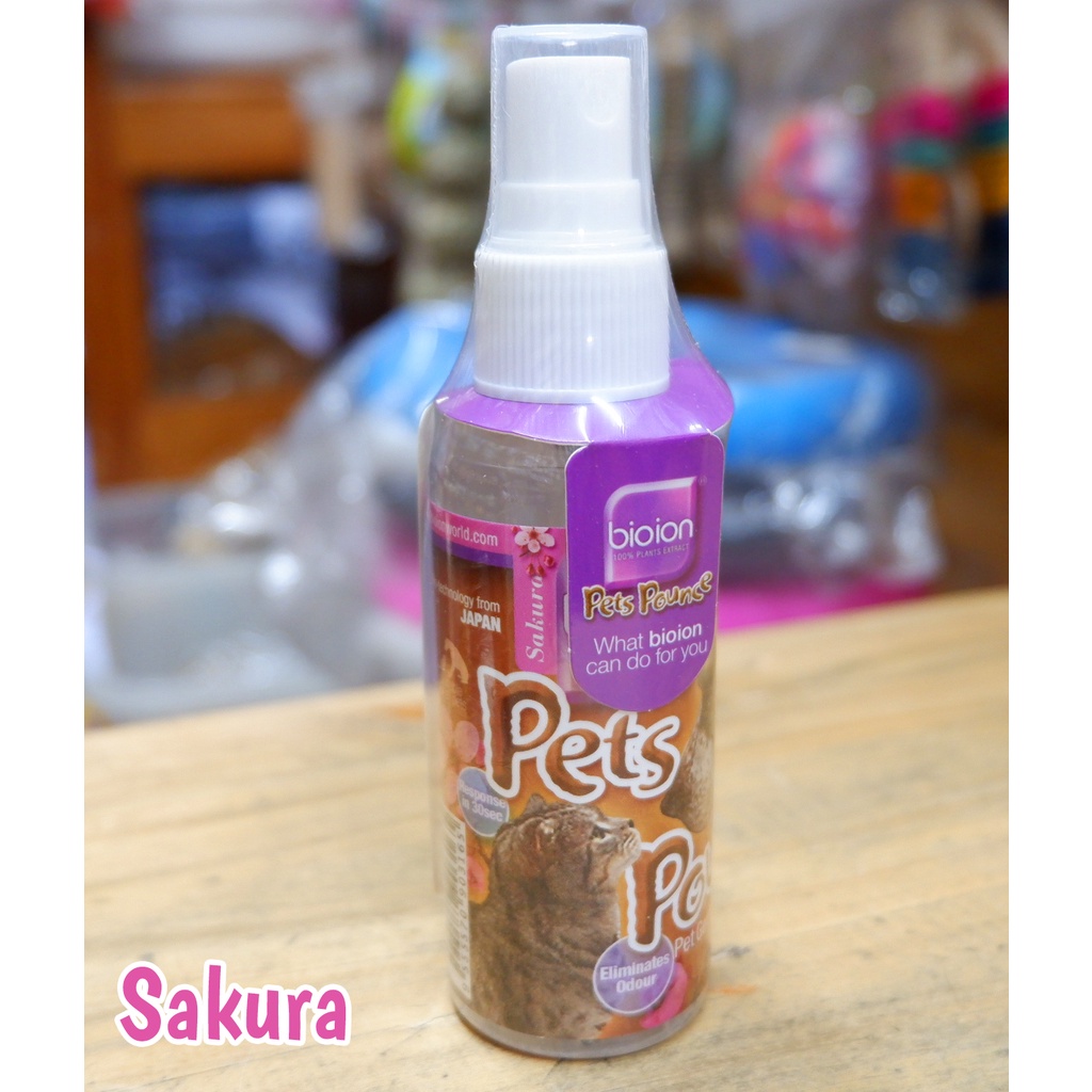 Jual PETS POUNCE SPRAY 60ml, SPRAY PENGHILANG BAU,BIO ION SPRAY ...