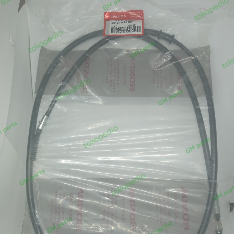 Jual KABEL REM BELAKANG BEAT FI 43450-K25-901 ORIGINAL AHM | Shopee ...