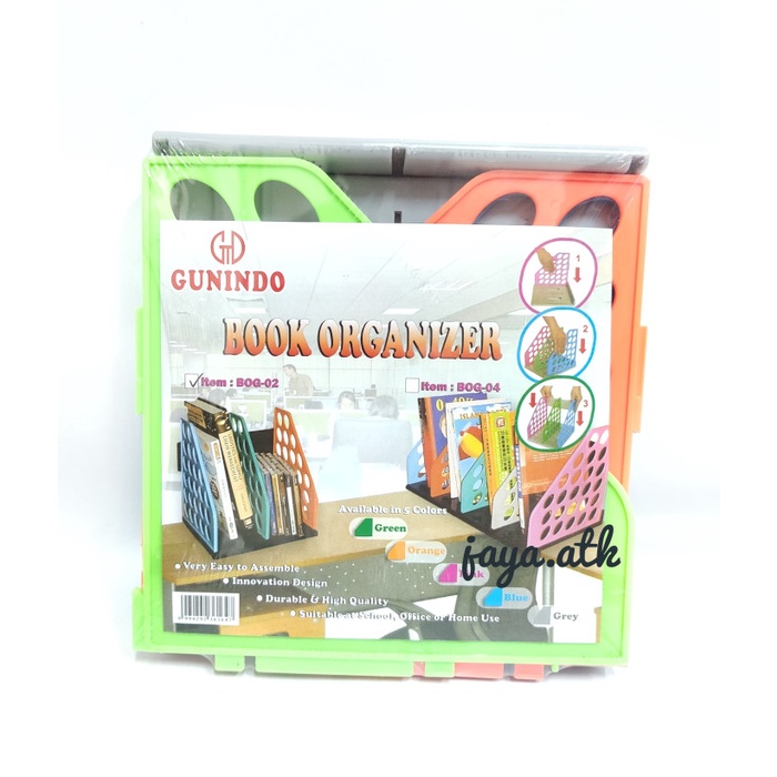 Jual File-Box- Box File Plastik Rakit Boks Buku Organizer Penyangga ...
