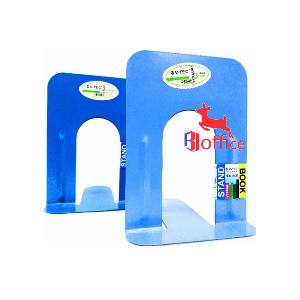 Jual Pembatas Buku Besi / Stand Book / Per Pasang / Penyangga Buku ...