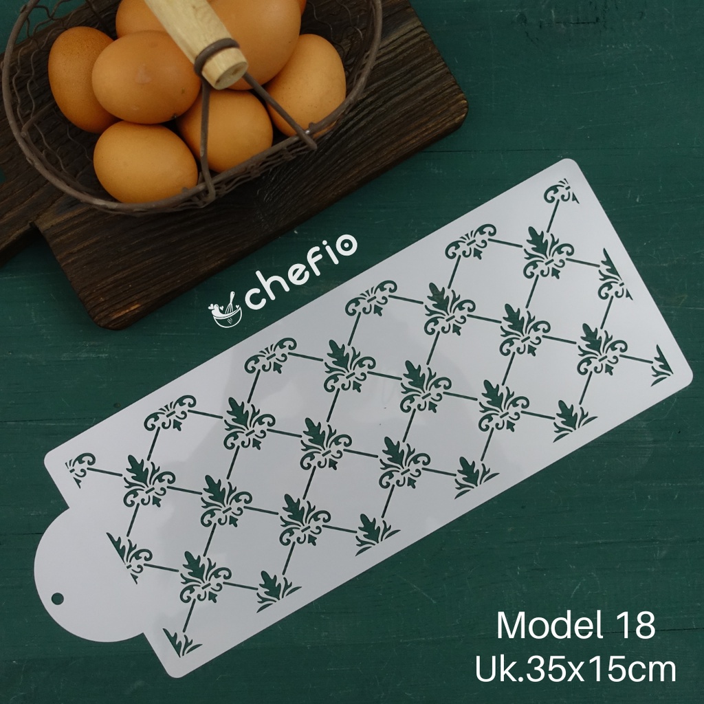 Jual Cake Stencils Lace Pattern Motif Batik Stensil Cake Dekorasi Kue ...